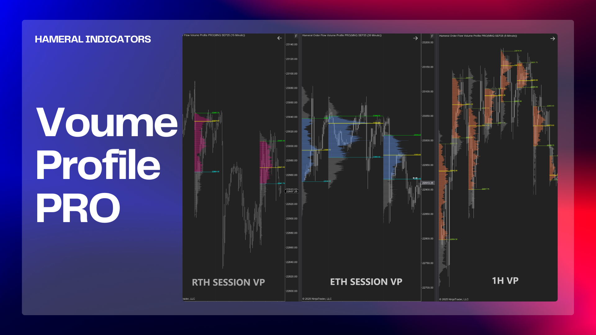 PRO Order flow Volume Profile for NinjaTrader - Hameral